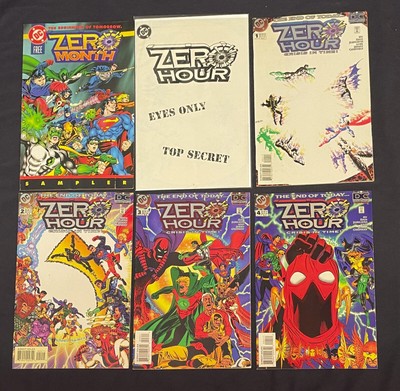 DC Zero Hour comic lot! 0-4 + Preview Lot of 6 VF | eBay