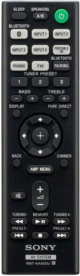 Sony Bluetooth Receiver Phono Input STR 190 This Receiver Was Used ...