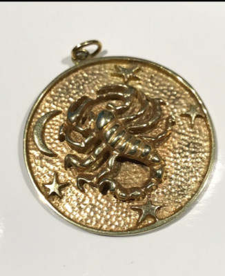 SCORPIO MEDALLION PENDANT | eBay