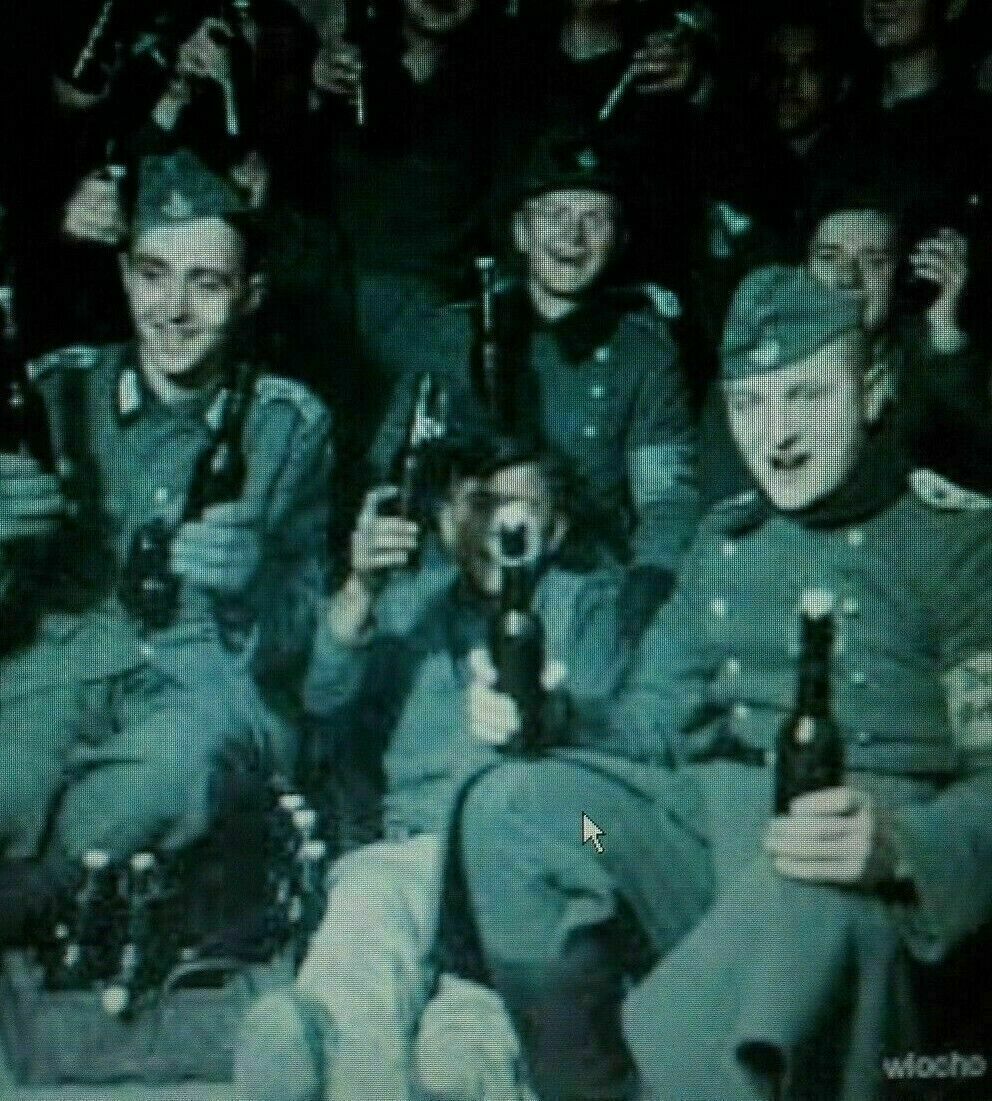 GERMAN WWII WEHRMACHT ALCOHOL RATION - BEER BOTTLE, ORIGINAL FIELD ...