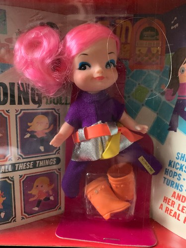 Vintage Remco MILLIE MOD FINGER DING DOLL Style 3158 New in Sealed ...