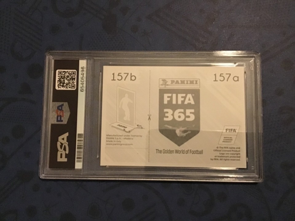 2018 PANINI FIFA 365 KYLIAN MBAPPE’ GRAY BACK # 157 🇫🇷 PSA GEM MT 10 ...