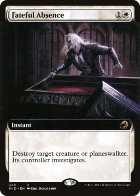 MTG Fateful Absence Extended Art - Innistrad: Midnight Hunt #328 | eBay