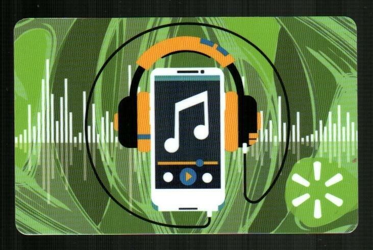 WALMART Music Soundwaves walkman headphones Gift Card ( $0 ...