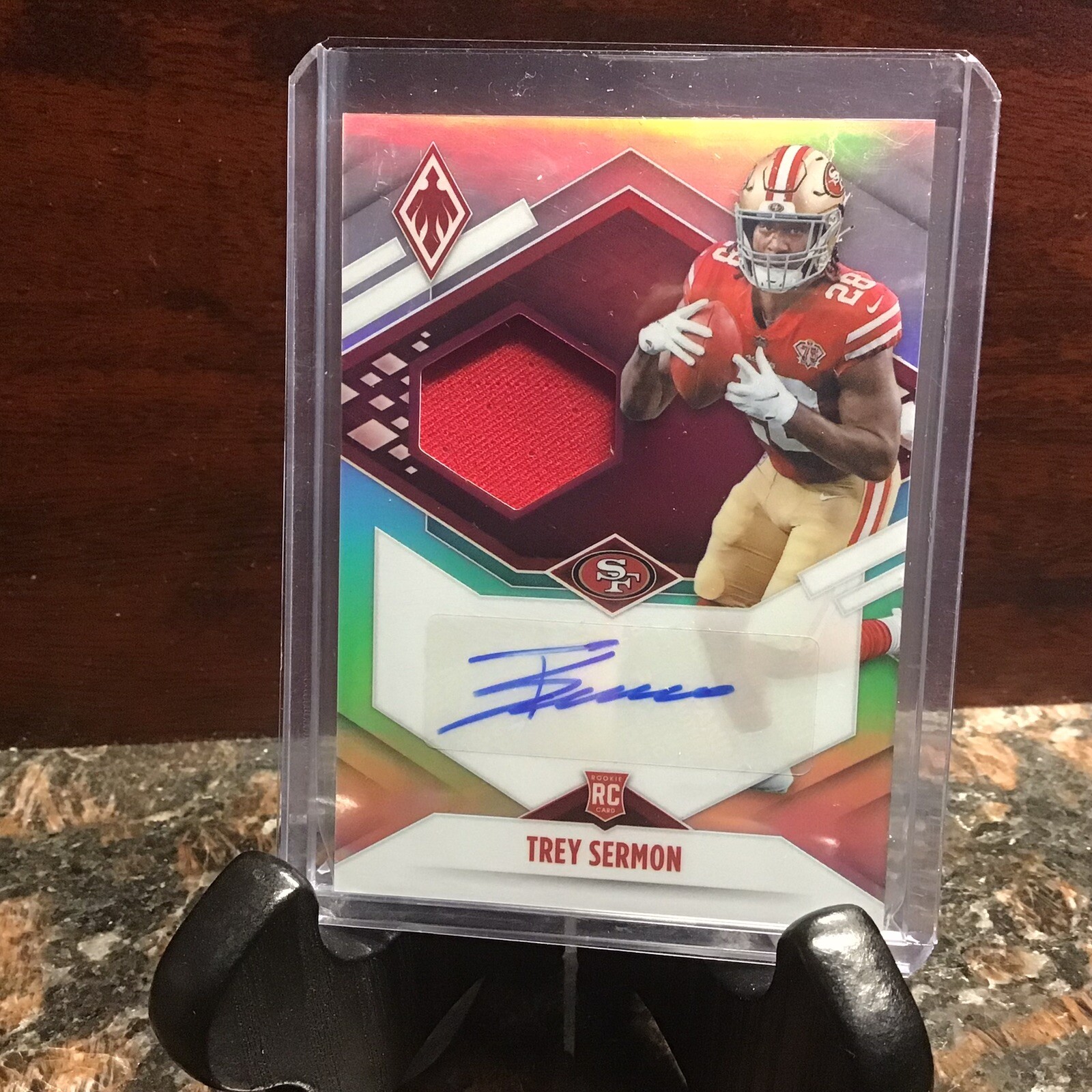 2021 Panini Phoenix RPS Rookie Auto Jersey #RJA-TSE Trey Sermon /299 | eBay