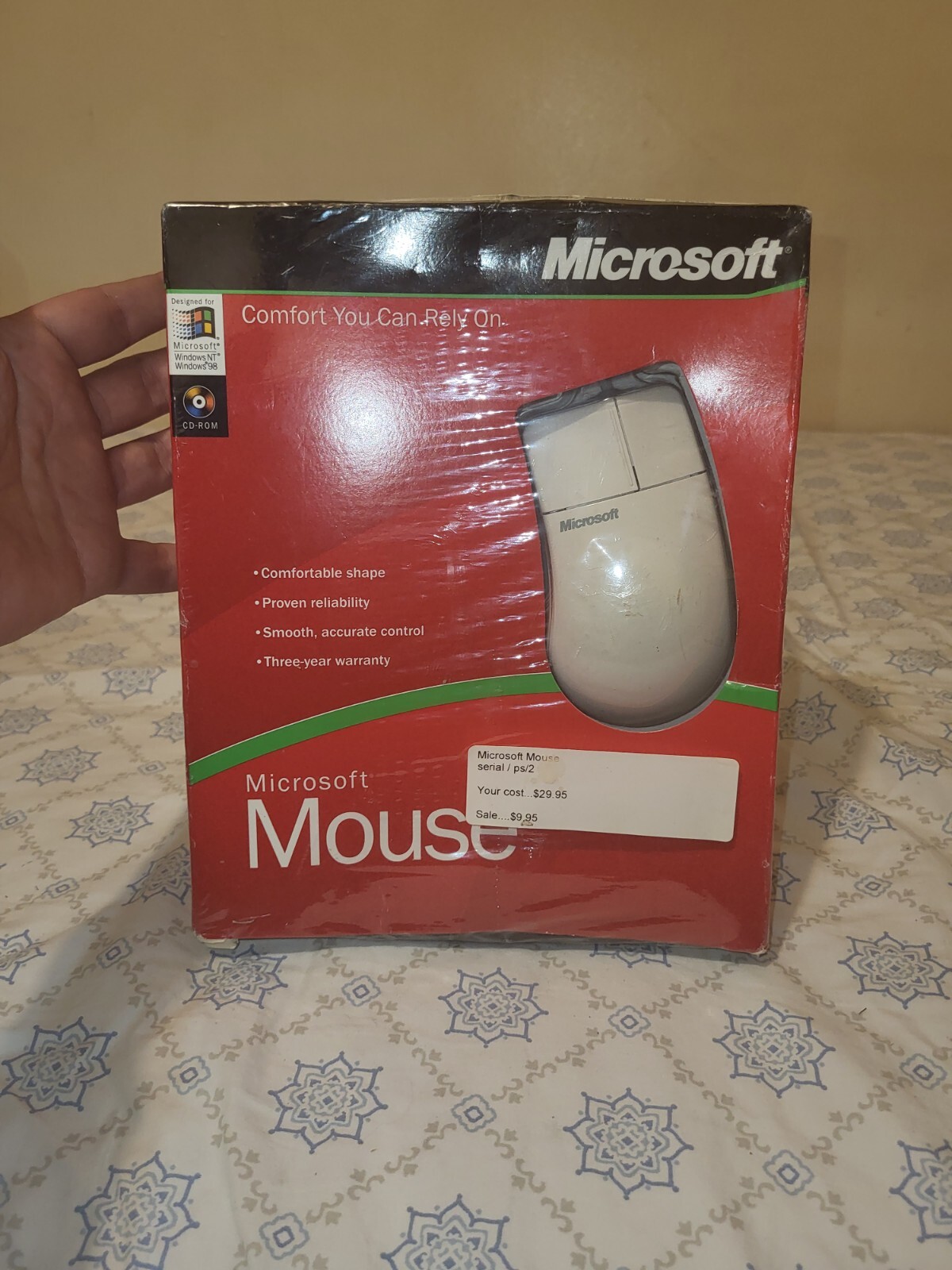 Vintage 90s Serial Original Microsoft Mouse Windows 95 Dos for sale ...