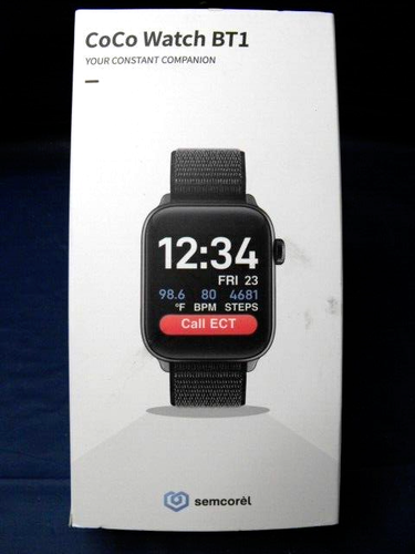 SEMCOREL CoCo Smart Watch BT-1 Reads Heart Rate O2 Body Temp (New Never ...