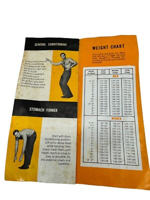 1960s Tiger Twist Exercise Instruction Book Vtg MCM Retro Hemco Body ...