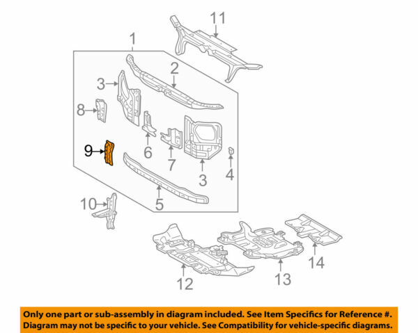 53284-35020 Toyota Reinforcement, front body mounting, no.2 lh ...