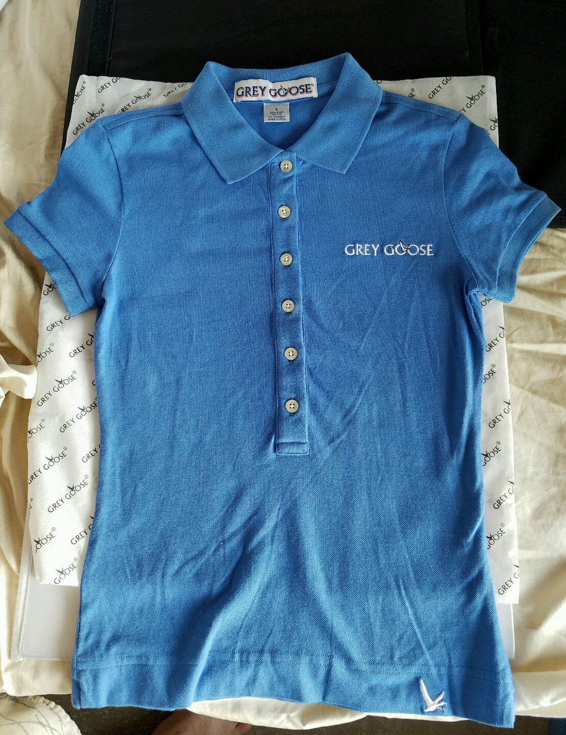 New Womans Grey Goose Collection Private Label Polo button down Shirt ...