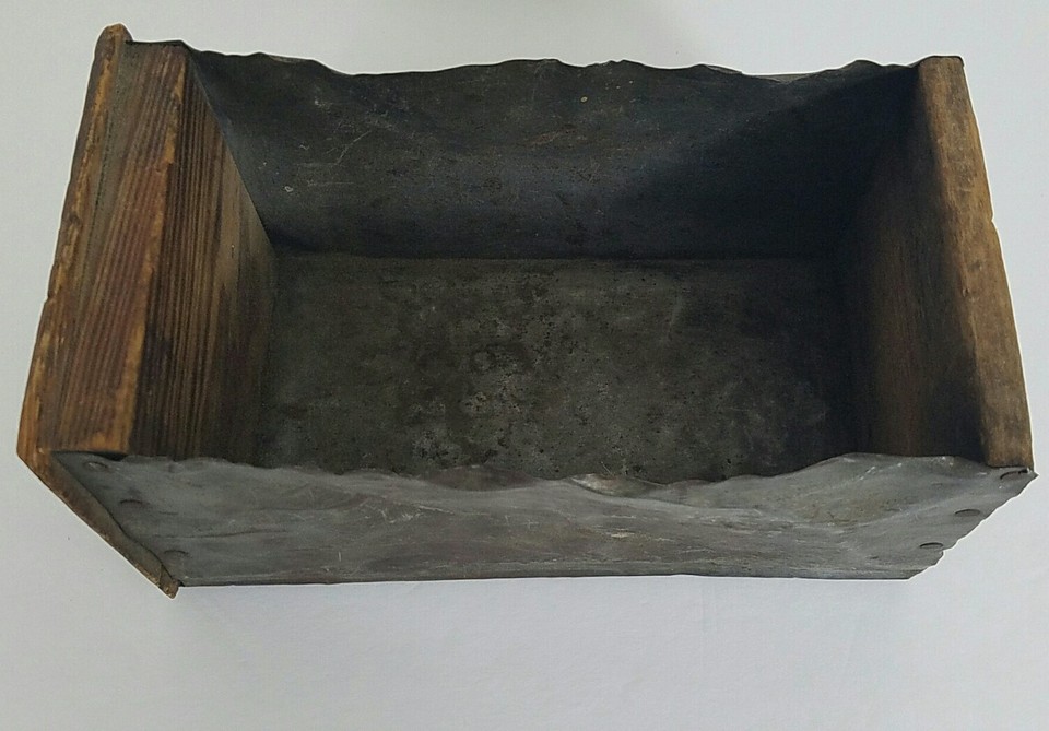 2 Rustic Wood Drawers Country Decor Primitive Rust Metal Decorative ...