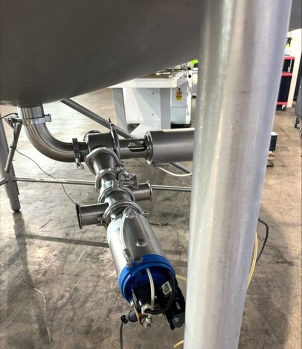 1000 gallon APV Sanitary Stainless Steel Dish Bottom Mix Tank | eBay