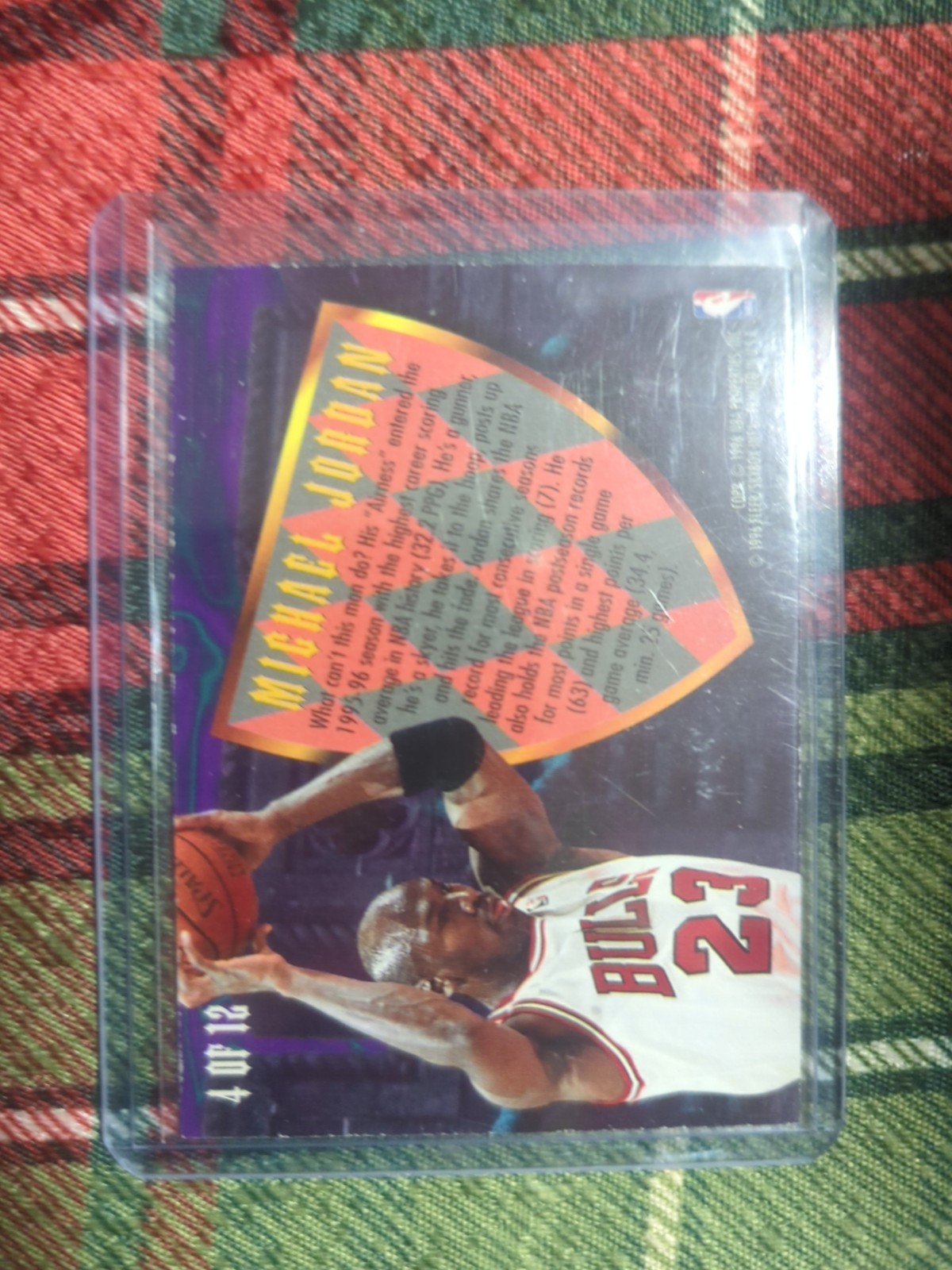 Michael Jordan #4 Of 12 - 1995-96 Fleer Ultra Scoring Kings Hot Packs ...