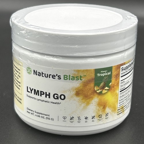 Nature's Blast Lymph Go Tropical Flavor Supports Lymphatic Health Exp 4 ...