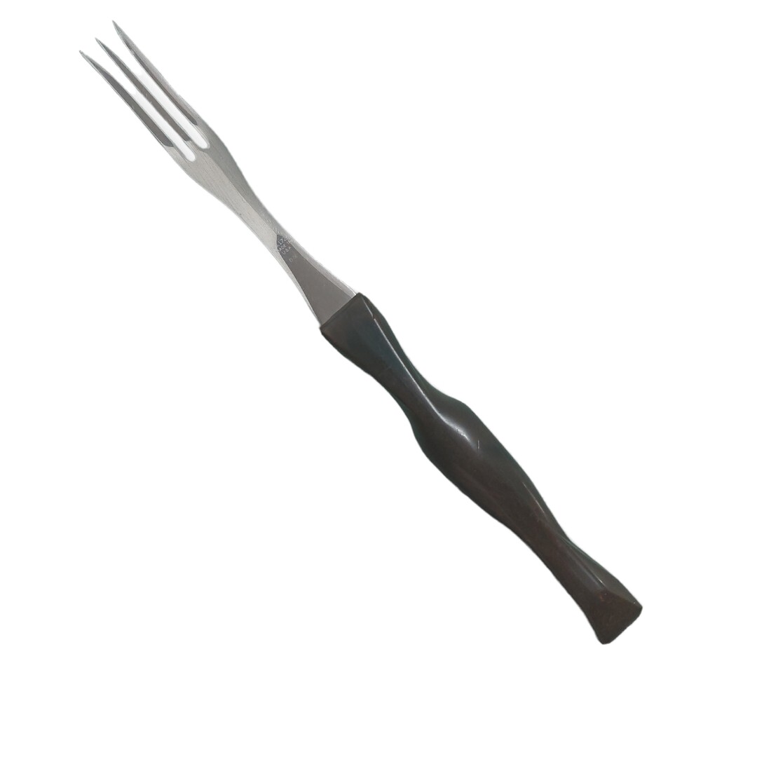 CUTCO 1726 JG 10.75" Turning Fork 3 Prong Brown Swirl Handle Vintage ...