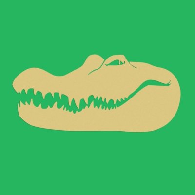 Wood Alligator Head Shape, Unfinished Shape, Wooden Gator Head Cutout ...