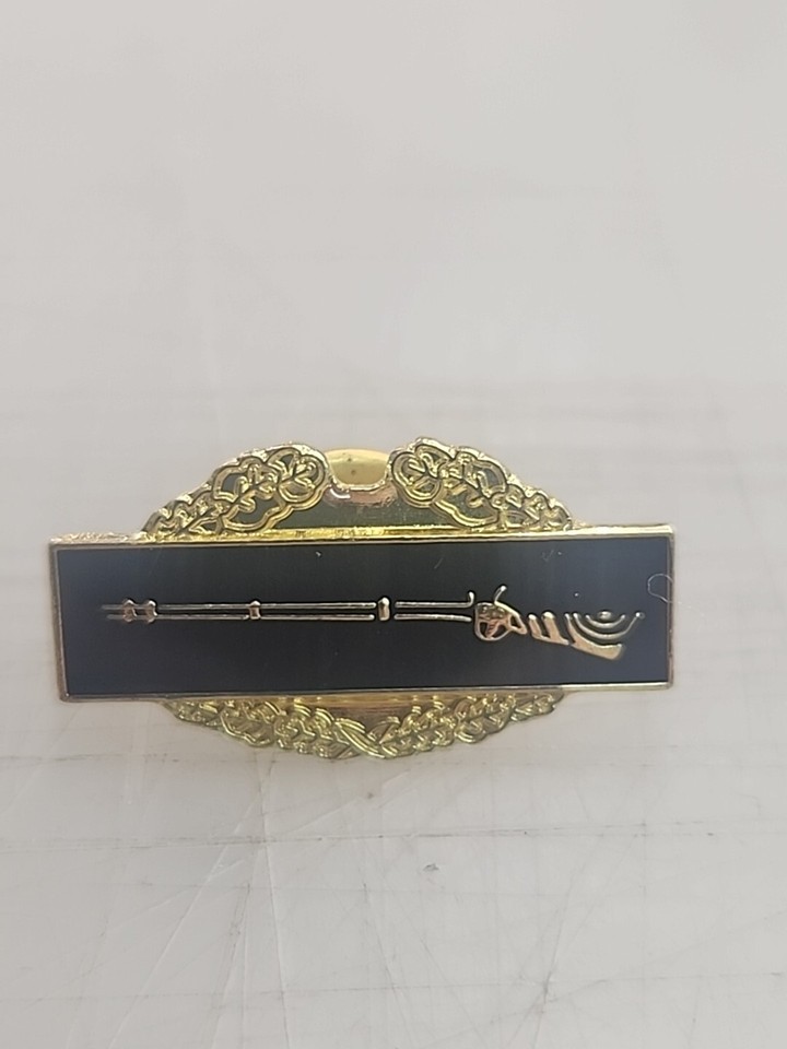 COMBAT INFANTRY CIB US ARMY Military Hat Pin Enamel Clutch Back VTG | eBay