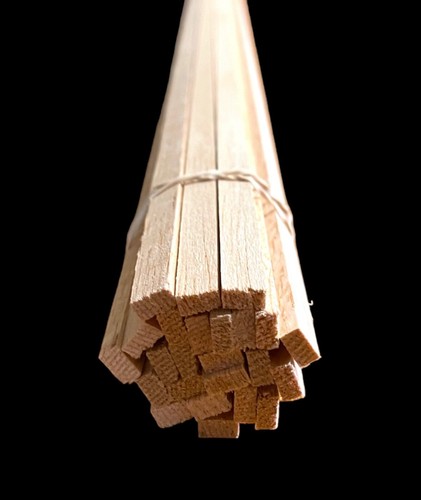 1/8x1/4x24 Balsa Wood Sticks - Bundle of 25 | eBay