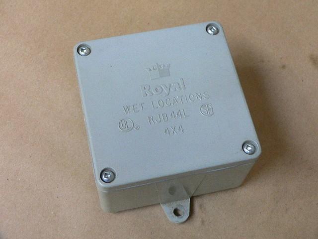 Qty-3 ROYAL RJB44L - Fiberglass Screwcover Junction Box 4x4x4 Enclosure ...