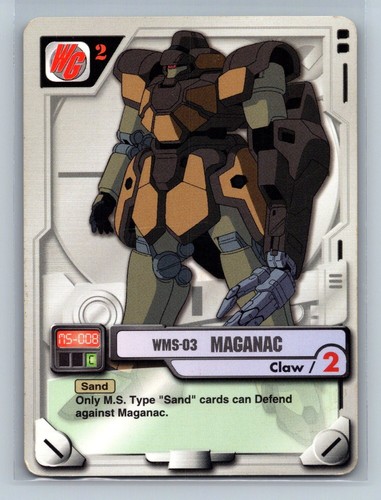 Gundam M.S War TCG Maganac MS-008 Series 1 | eBay