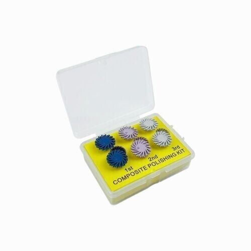 1 Set 6Pcs Dental Composite Polishing Diamond system RA disc 14mm wheel ...