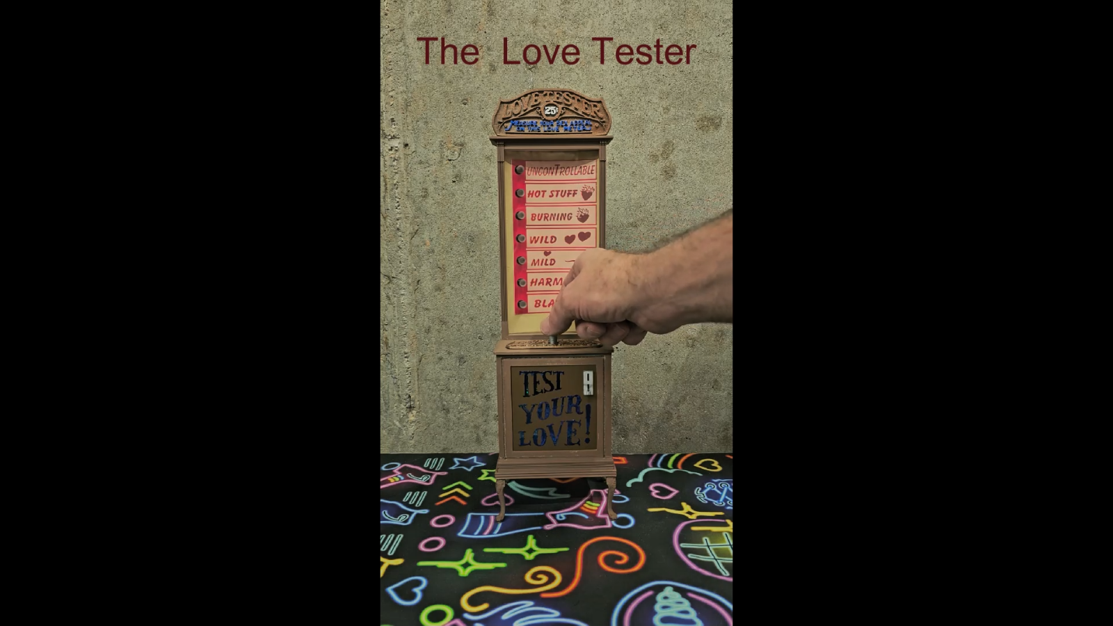 1:6 Scale Functional Love Tester Displays with Replicade / New Wave ...