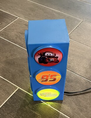 Disney Cars Night Light Works Blinking Street Stop Traffic | eBay
