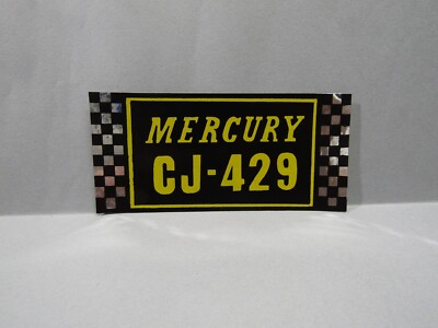 Mercury 429CJ air cleaner decal Cyclone Cougar | eBay