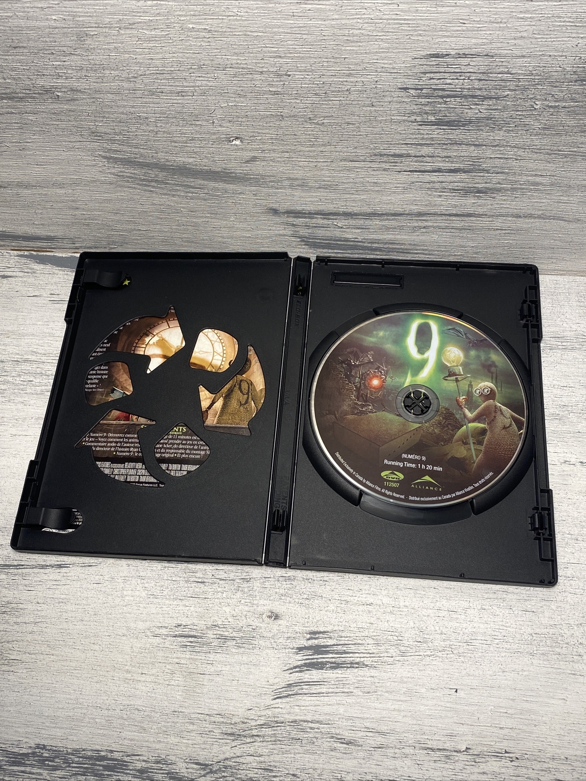 9 (2009) DVD VGC Tim Burton, Martin Landau, Crispin Glover, Christopher ...