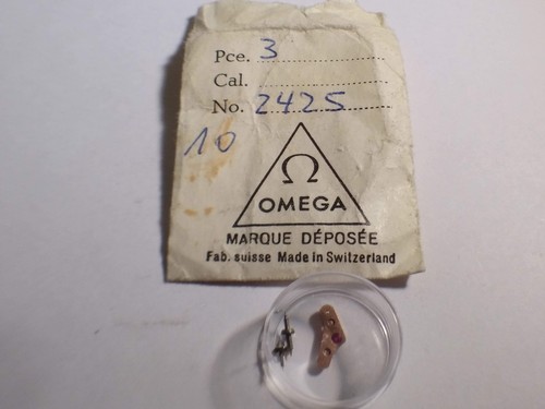 Omega 2425 balance staff x 2, plus bridge. calibre unknown. LOT - all ...