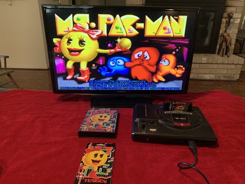 Ms. Pac-Man CIB (Sega Genesis Game) Mrs. Miss Pacman Complete ...
