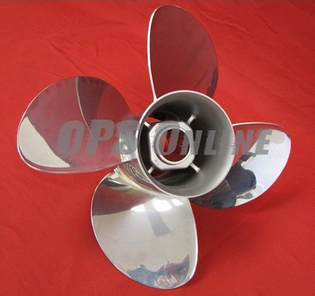Mercury Spitfire X7 SS Stainless Steel 19p Pitch Prop Propeller 48 ...