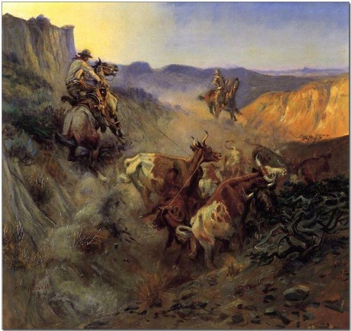 The Slick Ear [cowboys] : Charles M. Russell : Archival Quality Art ...