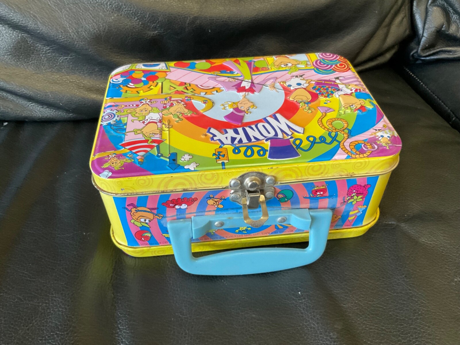 COLLECTIBLE WILLY WONKA Lunch Box Metal Tin 3D Nestle Series Candy | eBay