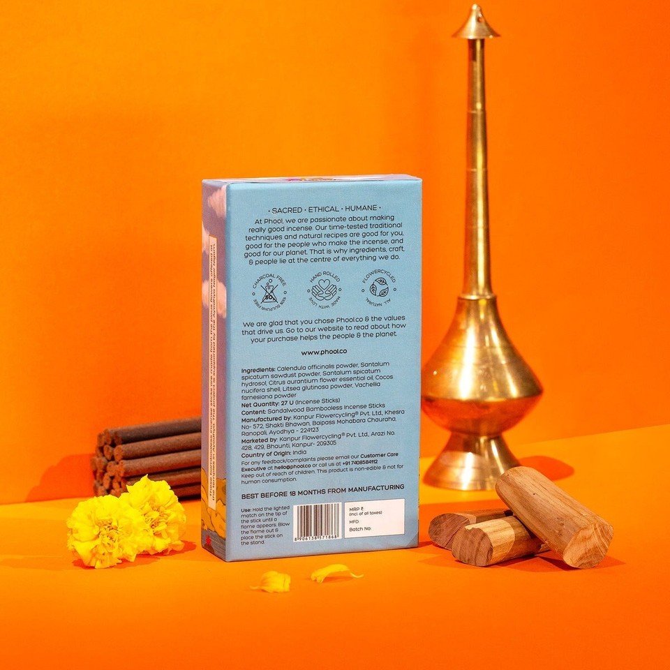 Phool Ayodhya Soumya Chandan Bambooless Incense Sticks Air Freshener ...