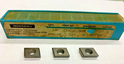(10 PCS) INGERSOLL CDE 322R05 GRADE: 227 CARBIDE INSERTS | eBay