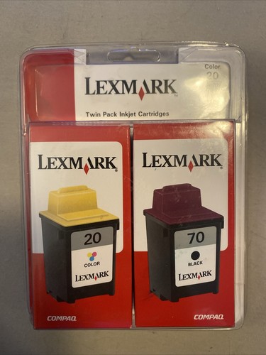 Lenmark Twin Pack Ink Cartridges Black 70 12a1970 Color 20 15m0120 | eBay