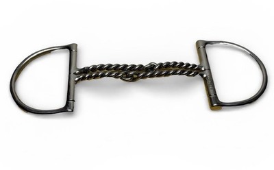 Double Twisted WireBig Dee Ring Snaffle Bit 5" Mouthpiece Coronet | eBay