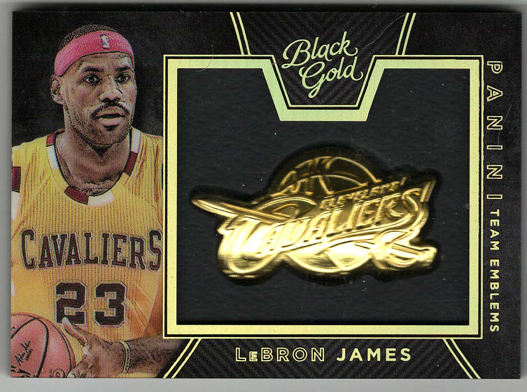 Gold Lebron Logo