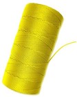 Yellow Mason Line String Line - #18 Braided Nylon 1,000 FT Fluorescent ...