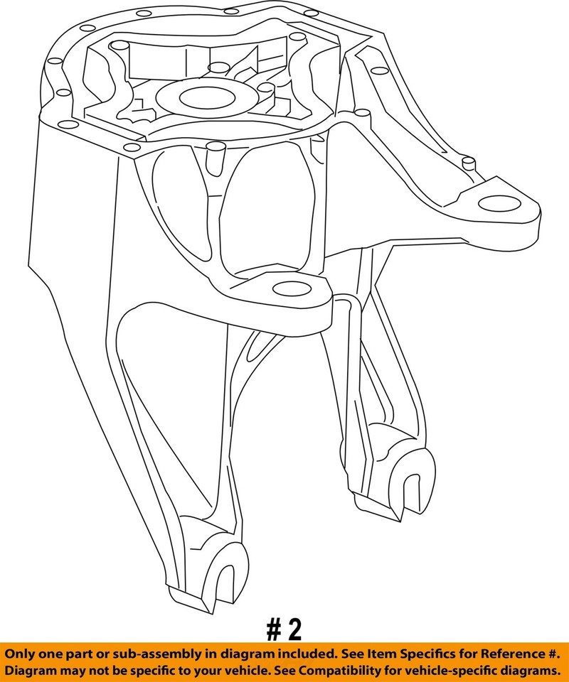 CHRYSLER OEM 14-18 ProMaster 1500 Engine Trans Mounting-Side Mount ...