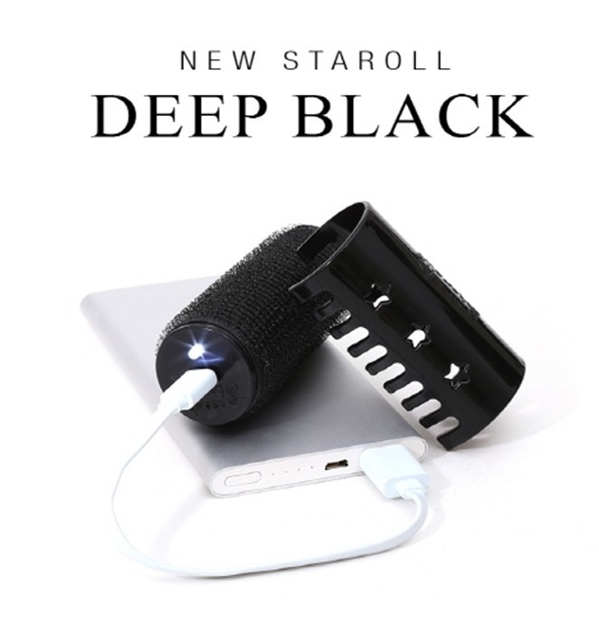 STAR ROLL Portable USB Rechargable Thermo Hair Roll DIY Quick Volume Up ...