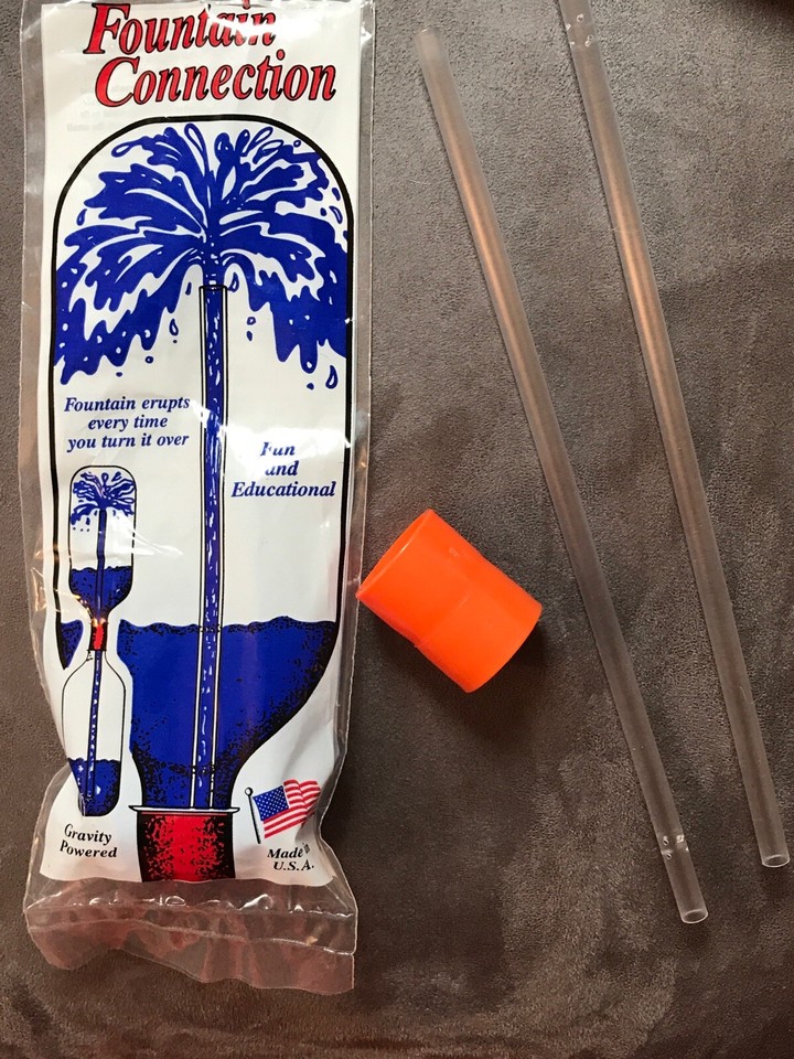 Water Fountain Experiment Connection Science Fair Homeschool Physics ...