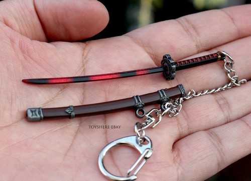 mini Samurai sword Noshir Dalal WOLF weapon metal keychain toy gift 9CM ...