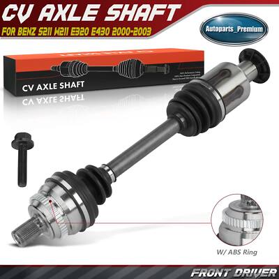 Front LH CV Axle Shaft Assembly for Mercedes-Benz S211 W211 E320 E430 ...