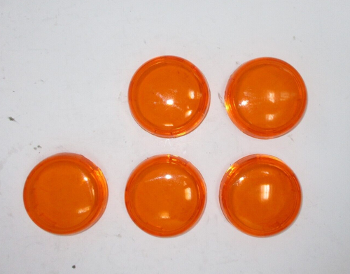 Harley-Davidson OEM Bullet Amber Turn Signal Lens Pack of Five 68973-00 ...
