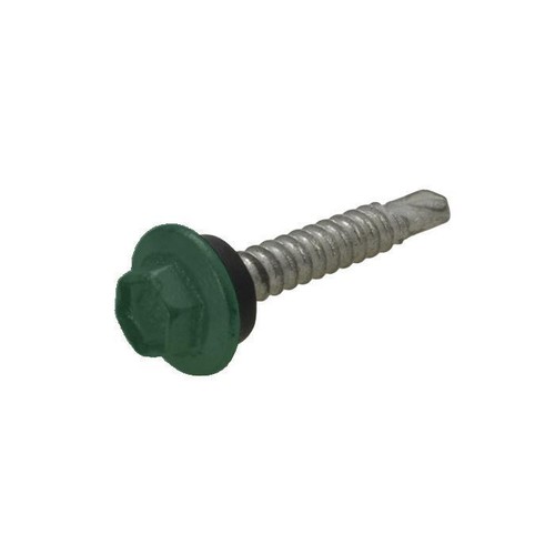 Pack of 200 Cottage Green 10g x 25mm NEO Hex Metal Self Drilling ...