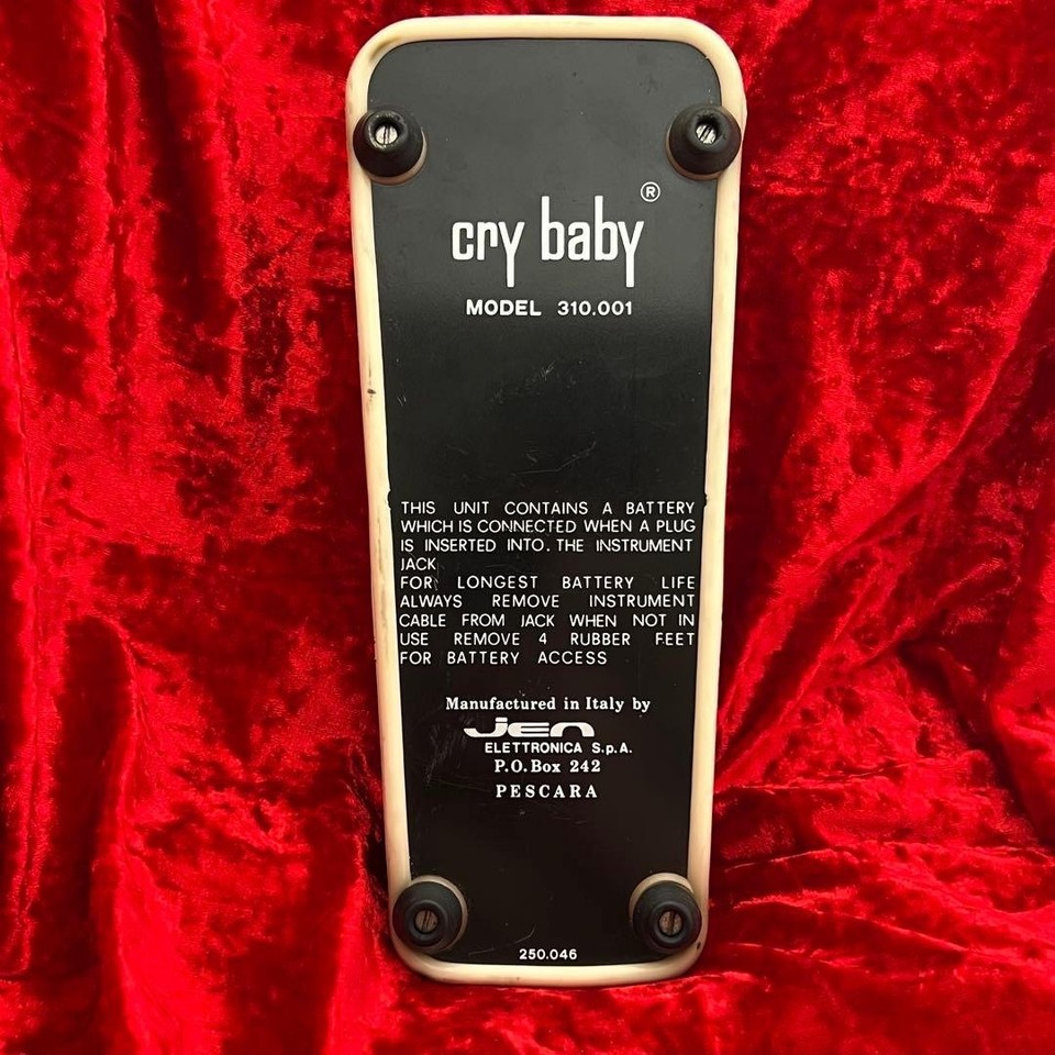 Vintage JEN cry baby wah pedal made in Italy red FASEL | eBay UK