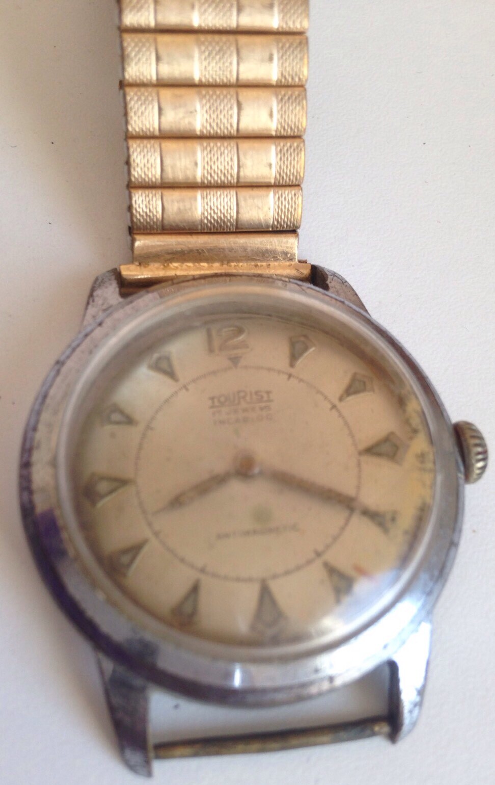 TOURIST 17 JEWELS INCABLOC ANTIMAGNETIC - RELOJ TOURIST ANTIGUO TOURIST ...