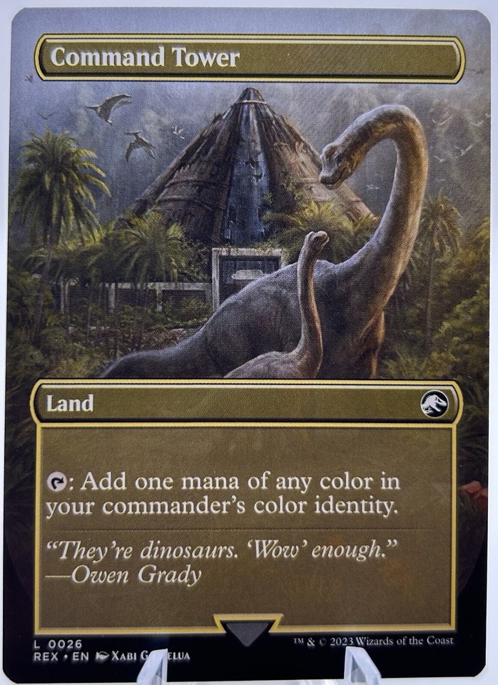 Command Tower 0026 Universes Beyond Jurassic World REX MTG NM | eBay
